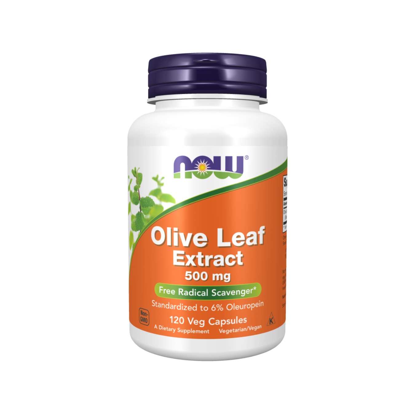 Now Olive Leaf Extract Standardized To 6% Oleuropein